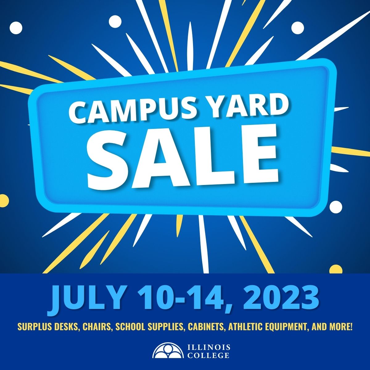 Campus Yard Sale | Illinois College