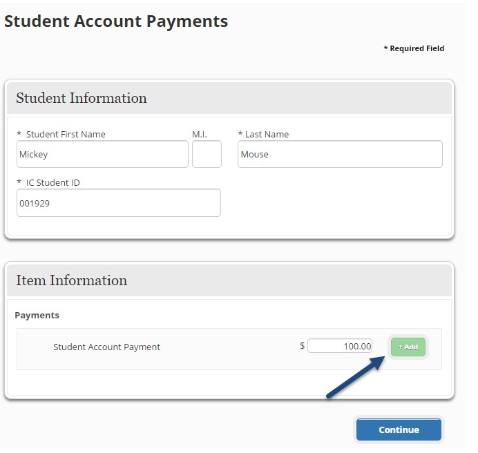 One-Time Payment Instructions | Illinois College