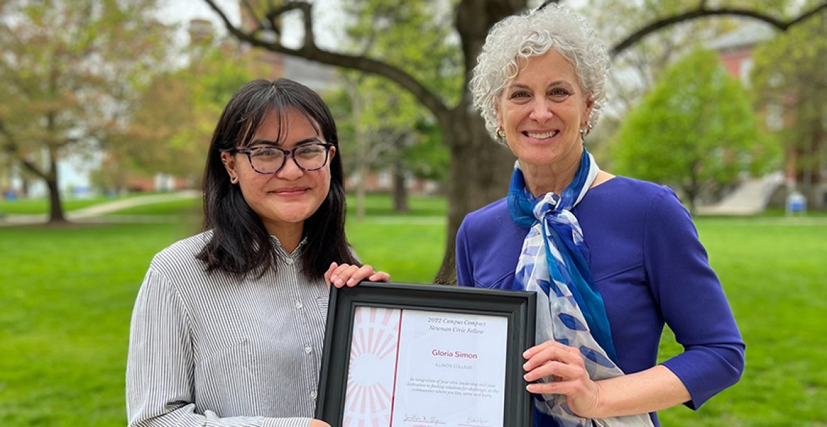 Simon’s leadership celebrated with competitive fellowship | Illinois ...
